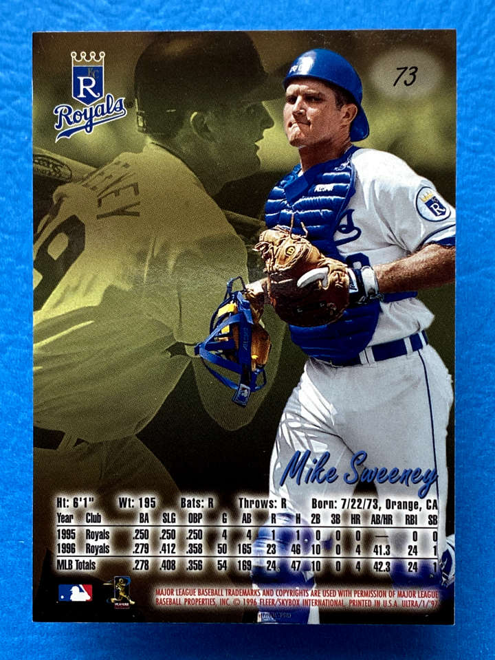 1997 Fleer Ultra Mike Sweeney #73 | eBay