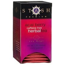 Stash Tea Acai Berry Herbal Bags Caffeine 2 Boxes of 18 Total 36 for ...