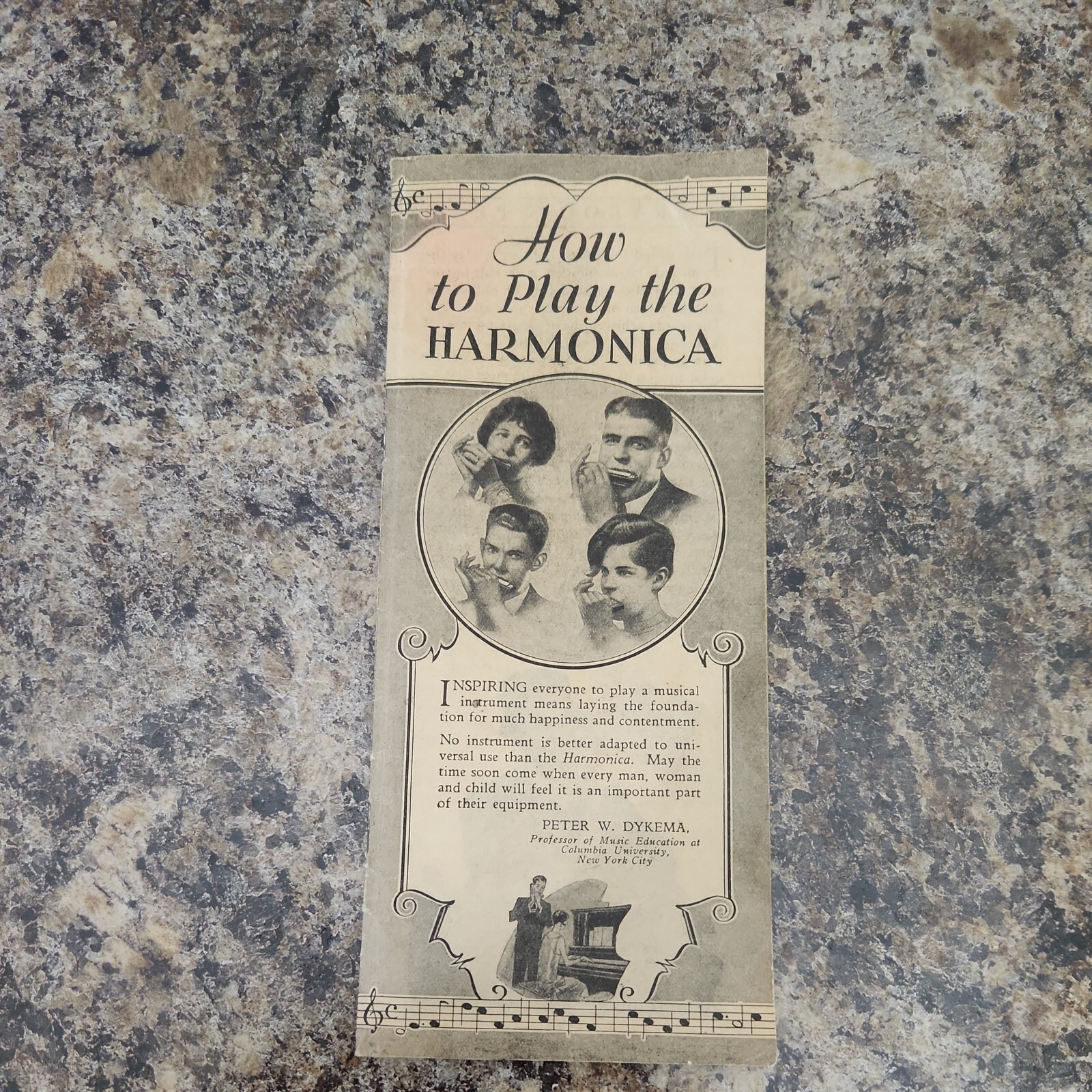 Vintage How To Play The Harmonica Hohner Booklet Pamphlet Broucher | eBay