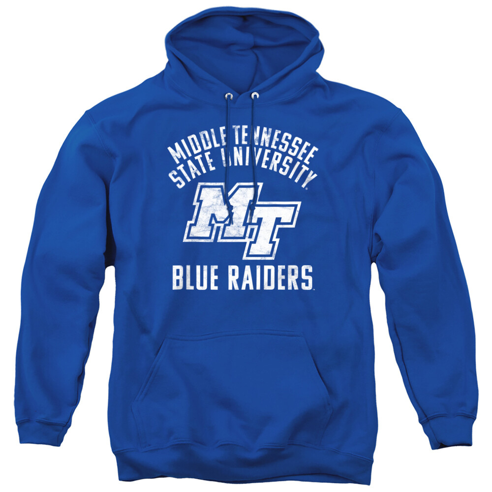 MTSU Adult Pullover Hoodie Blue Raiders Logo, Royal Blue, S-3XL | eBay