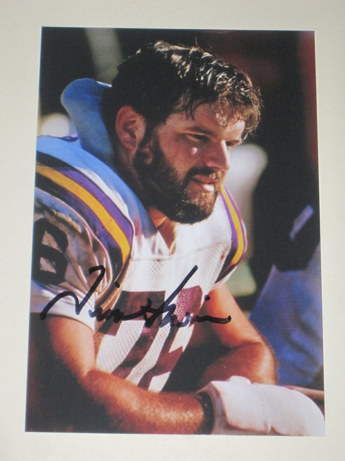 Minnesota Vikings TIM IRWIN Signed 4x6 Photo NFL AUTOGRAPH 1 | eBay