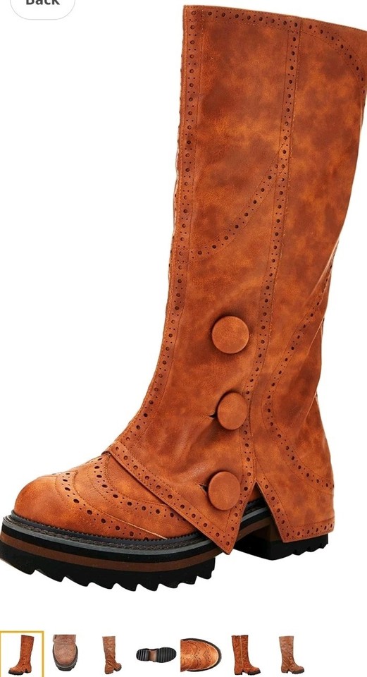 IRREGULAR CHOICE SPIT SPOT "NO DWADLING" BOOTS BLACK/BROWN new uk5/38 ...