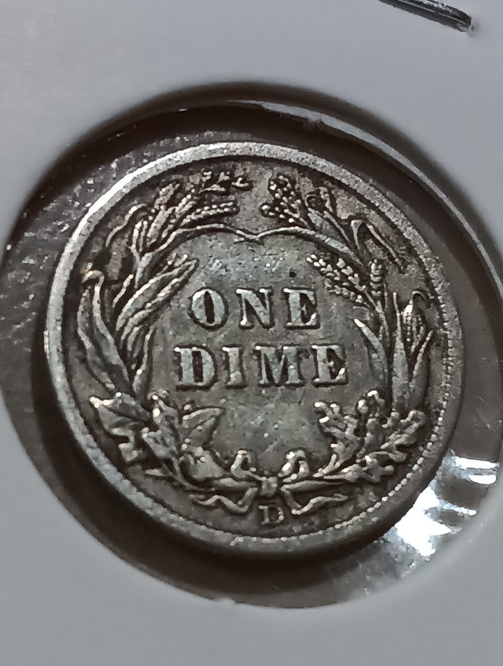 1911-D Barber Dime Silver Very Fine VF /XF Coin | eBay