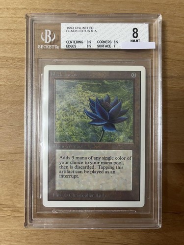 MTG Black Lotus BGS 8.0 Unlimited | Power 9 | Vintage Magic 1993 OG ...
