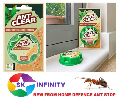 ANT CLEAR Ant Stop Killer Bait Station Antstop Nest Killer Trap Ant ...