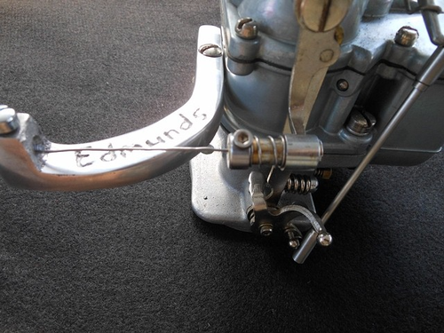 STROMBERG (STROMBERG STYLE) CHOKE BRACKET HOT ROD FLATHEAD TRIPOWER (S ...