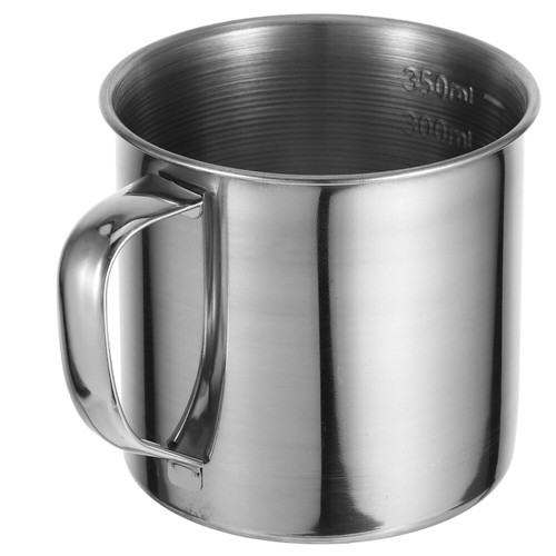 Edelstahltasse Edelstahlbecher Mit Henkel Küchengeschirr Aus Messbecher ...