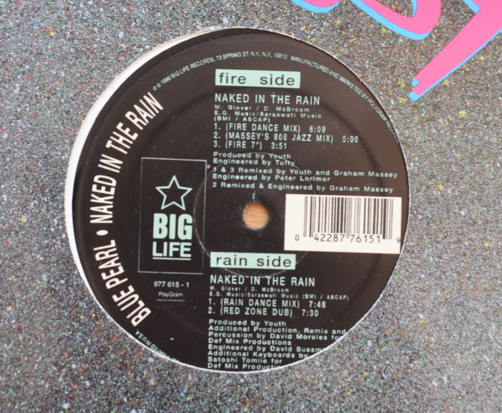 Blue Pearl Naked In The Rain Big Life Records 1990 12" | eBay