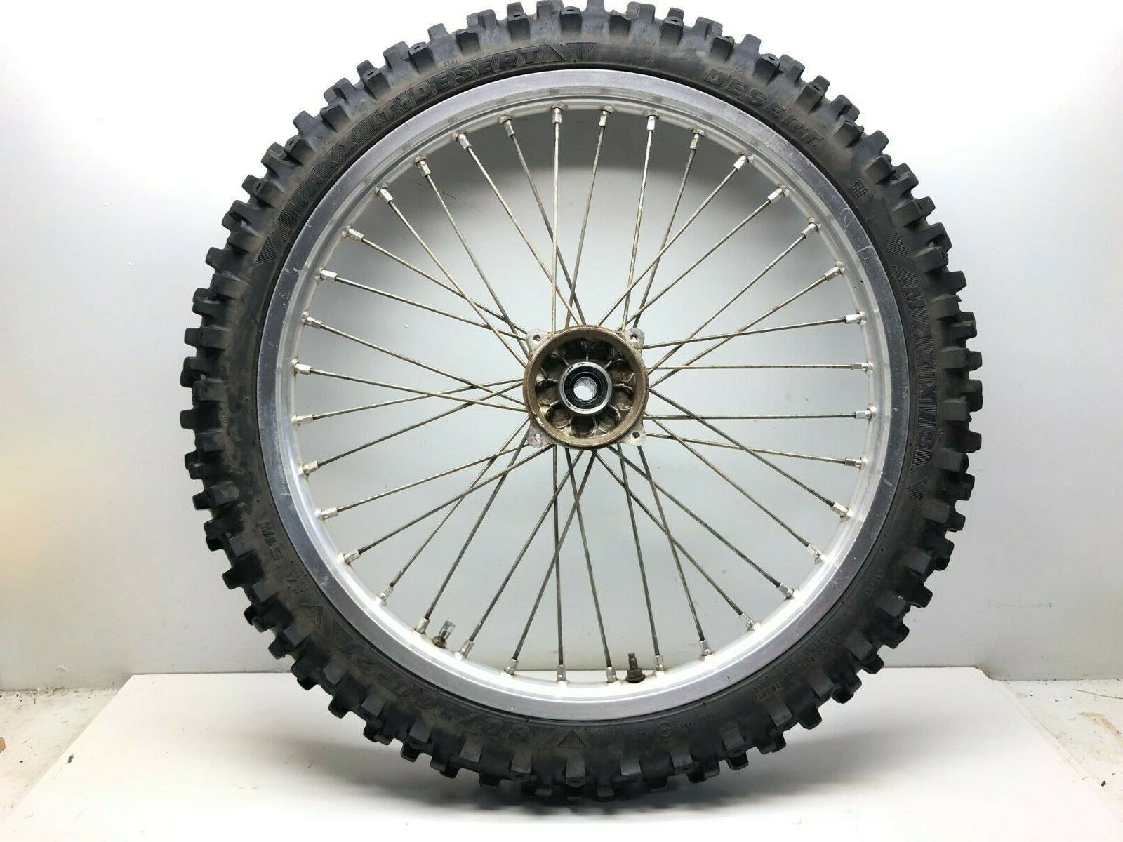 04#2 2004 Suzuki RMZ250 RMZ 250 Hub Front Rim Wheel Rotor Assembly 80/ ...