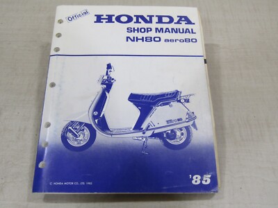1985 HONDA NH80 AERO 80 FACTORY SHOP SERVICE MANUAL | eBay