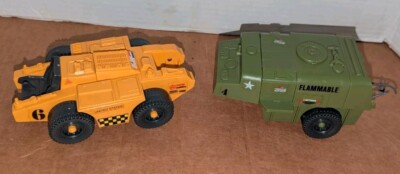 Original 1985 GI Joe USS Flagg Aircraft Carrier Tow Vehicle & Fuel ...