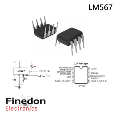 LM567 NE567 567 Tone Decoder IC UK Seller | eBay