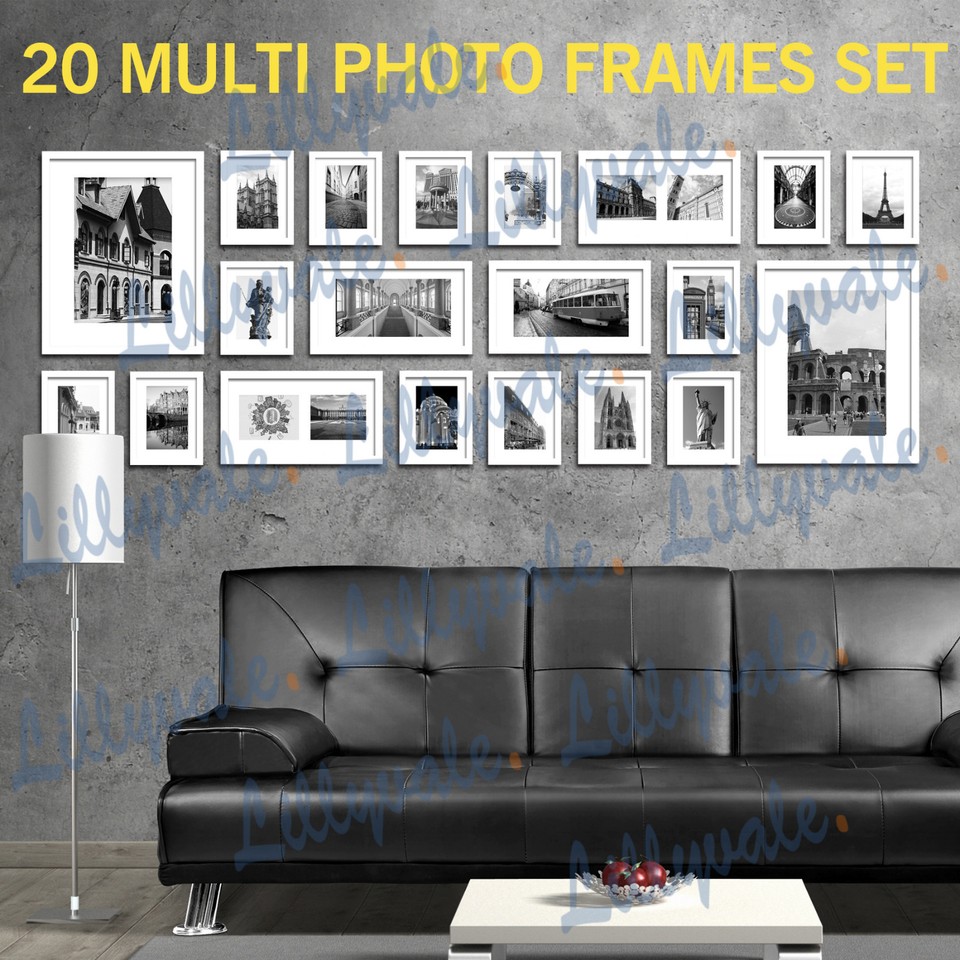 Large Multi Picture Photo Frames Wall Set 20PCS 215cm x 77cm Home Art ...