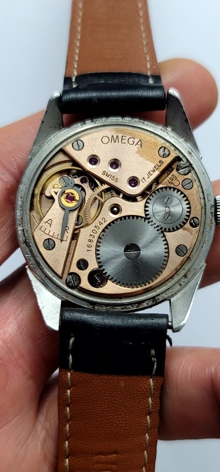OMEGA Ref 2900-8 Cal 267 Vintage Rare WATCH 34 MM STEEL CASE MANUAL ...