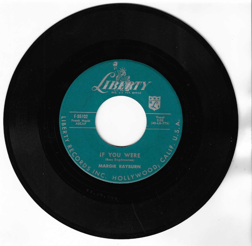 MARGIE RAYBURN - IF YOU WERE / I'M AVAILABLE - 1960s 7" 45rpm VINYL ...