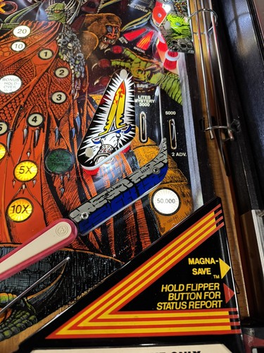 1986 GRAND LIZARD PINBALL MACHINE PROFESSIONAL TECHS FULL LEDS PLAYS ...