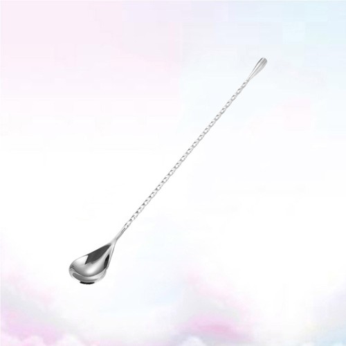 Bar Spoon Mixing Rod Serving for Bubble Tea Spoons Stainless Steel ...