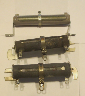 Lot 3 Vintage Adjustable Wire Wound Resistors 40 Watt | eBay