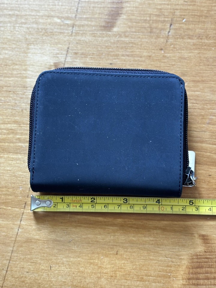 Black DKNY Zip Around & Fold Out Wallet Women’s Card Holder | eBay