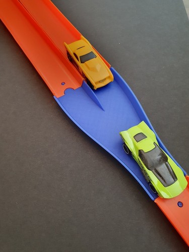 Hot Wheels Track - 2 in 1 - Track Merge Split | eBay UK