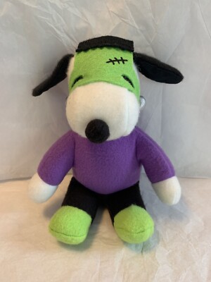 Snoopy Halloween Frankenstein Plush 6" with Mask & Monster ear plugs | eBay