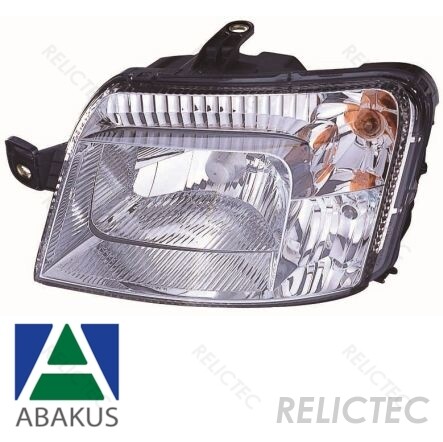 Left Headlight Fiat:PANDA 51794155 416901129 E32137 354255011 51717076 ...