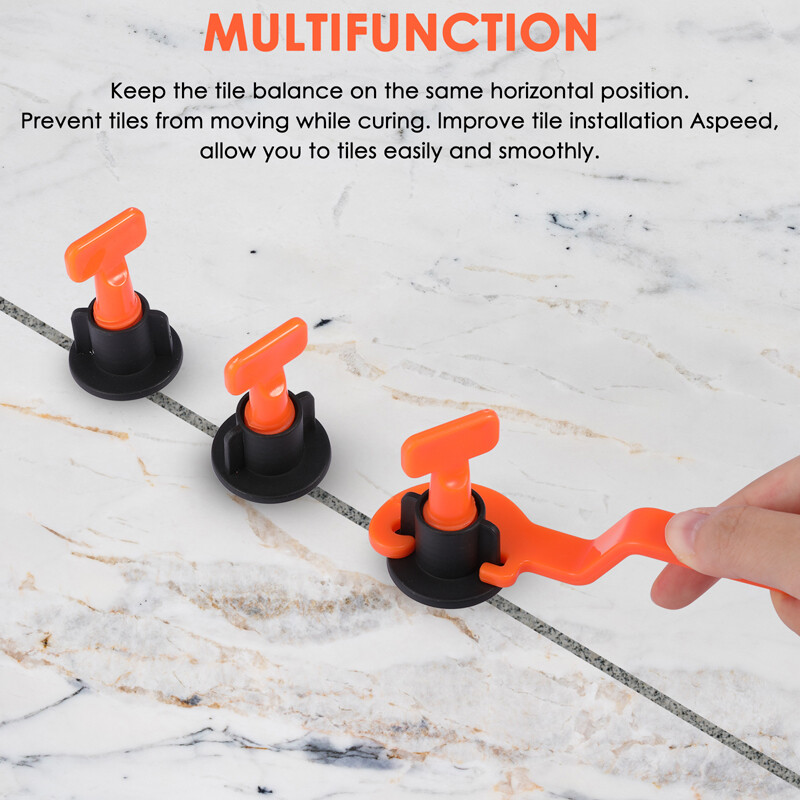 400PCS Reusable Tile Leveling System Positioning Lock Tool Kit Spacer Locator US | eBay