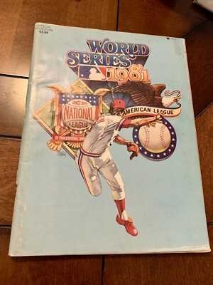 1981 World Series program L. A. Dodgers vs. N. Y. Yankees | eBay