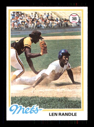 1978 Baseball Topps Len Randle New York Mets #544 | eBay