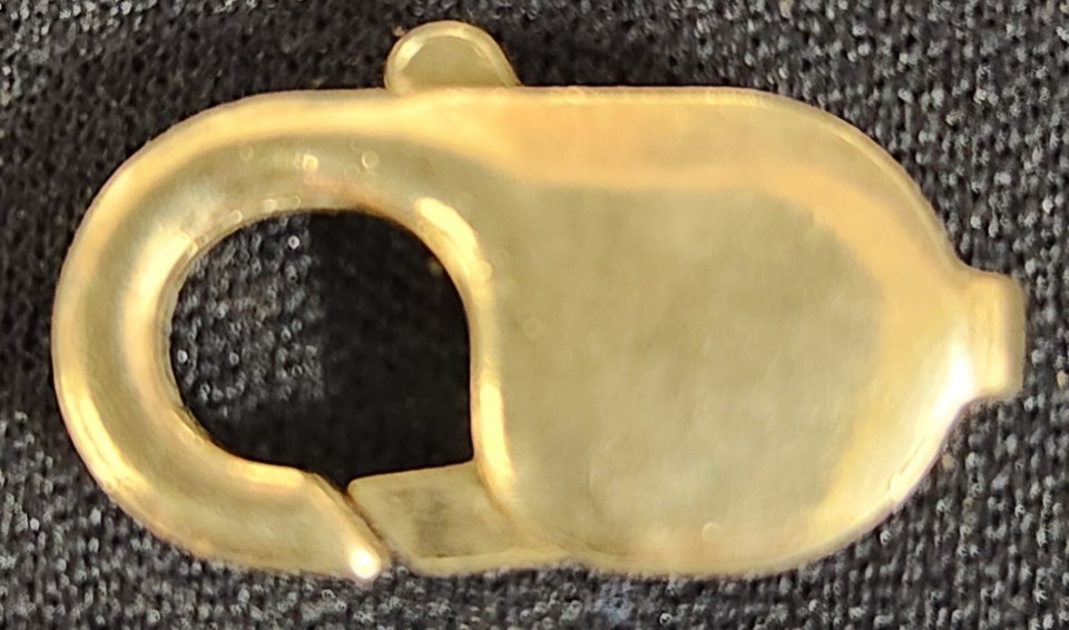 14kt Gold LARGE 18mm (3 grams) Lobster Claw Clasp for Bracelet/ Chain ...