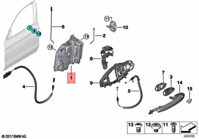 Genuine BMW X3 X4 M G01 G02 X3 18d TX11 TX15 System Latch Left ...