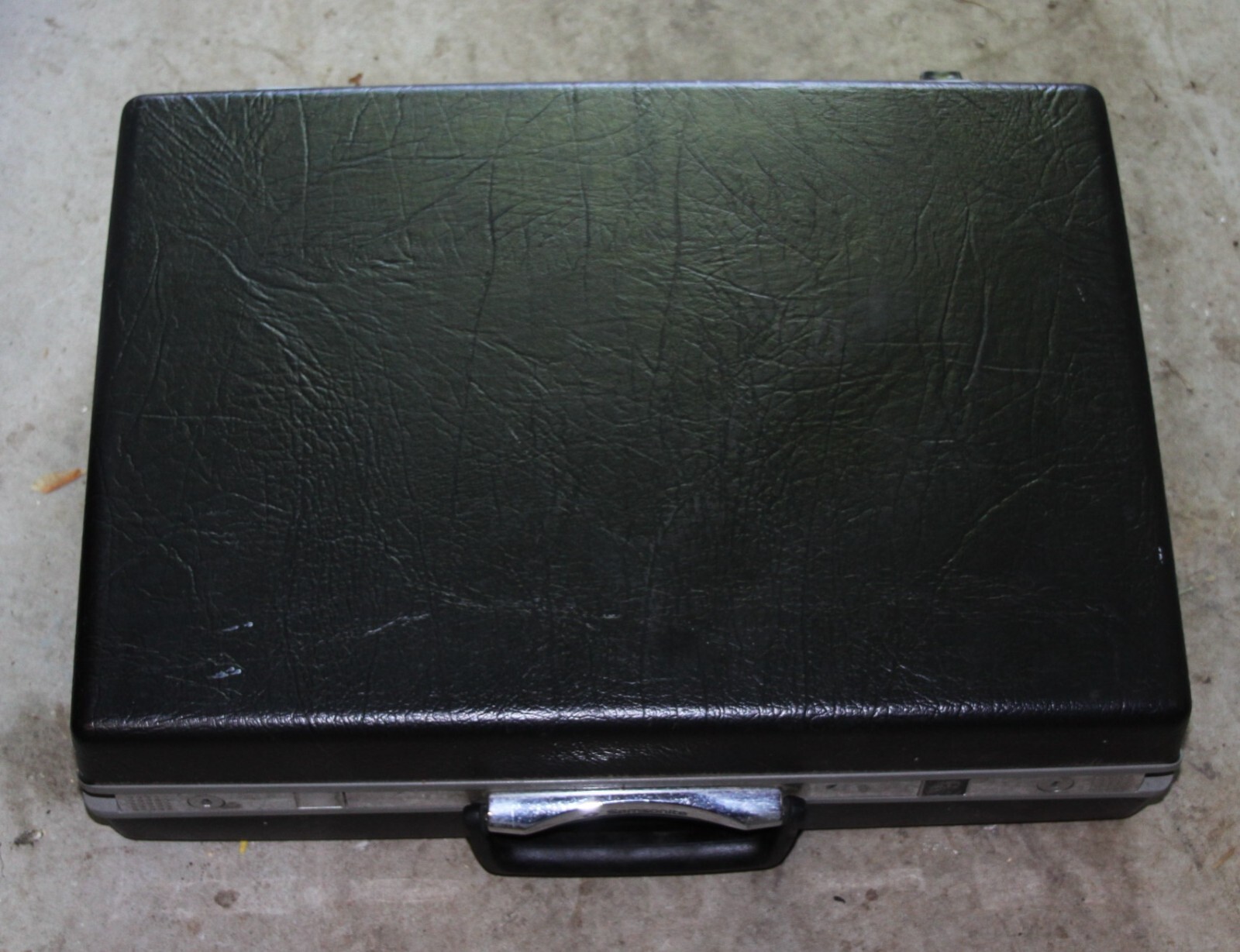 Vintage Samsonite Black Hard Shell Luggage Briefcase - Gem