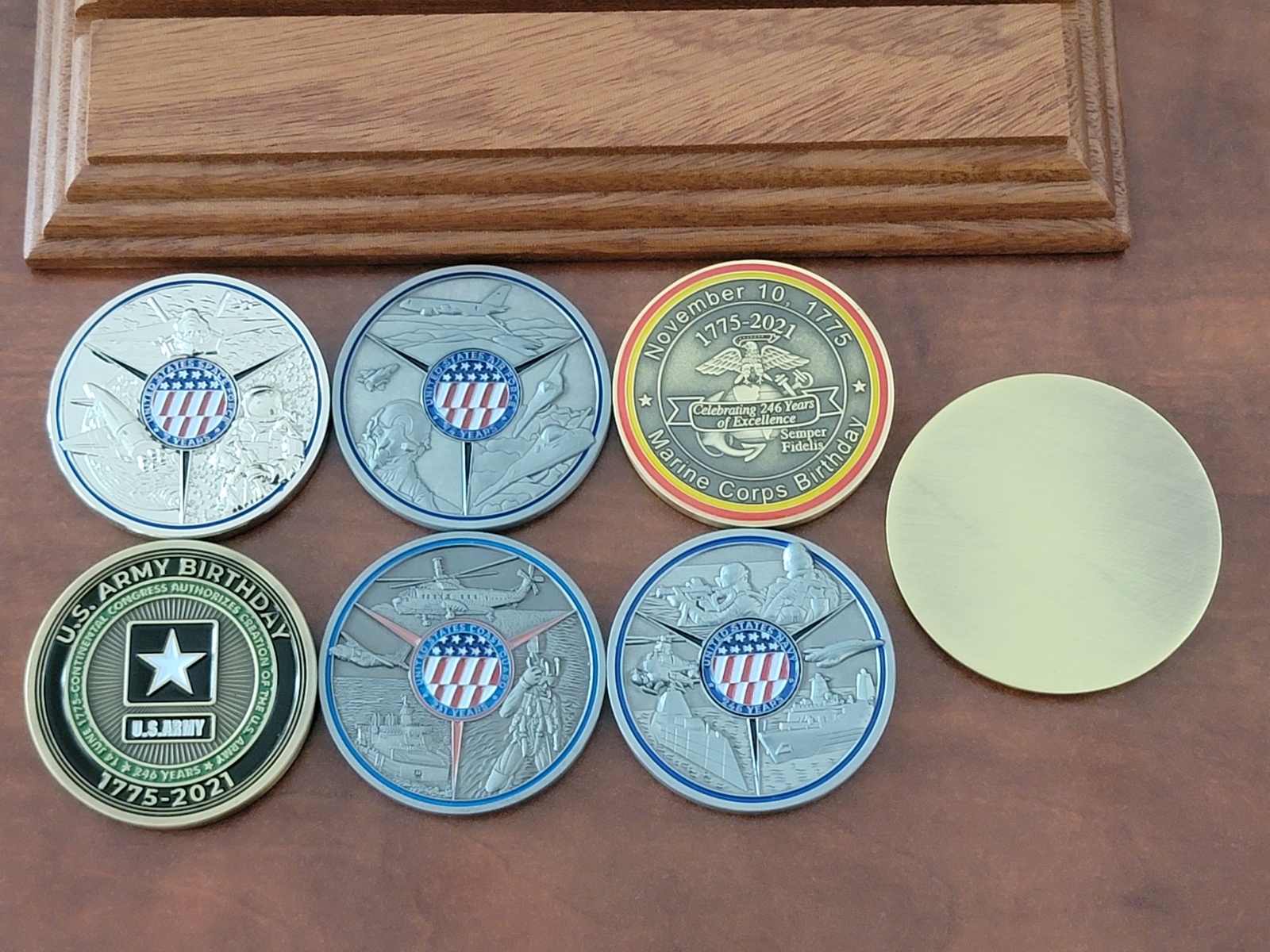 Challenge Coin Starter Set 2021 Military Birthday Edition by Coins For ...