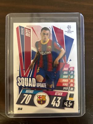 2020-21 Topps Match Attax UCL Extra Squad Update Sergino Dest #SU40 | eBay