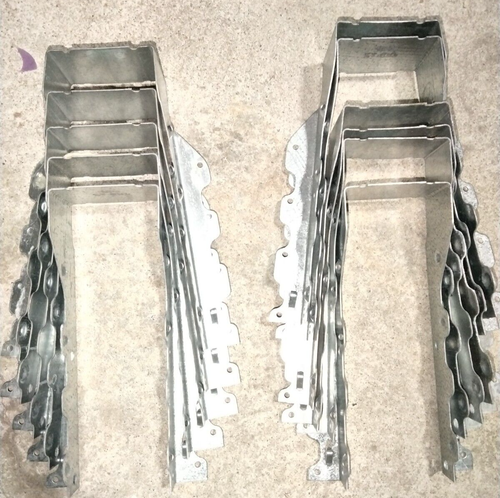 *10PACK* MiTek Double Slant Nail Joist hanger 2" x 10-12-14" JUS210-2TZ ...