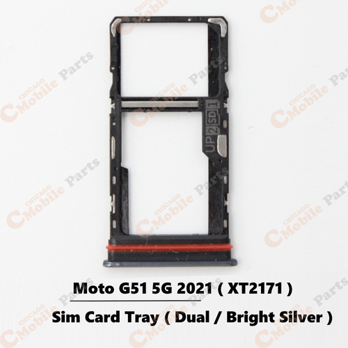 Motorola Moto G51 5G 2021 Sim Card Tray Holder ( XT2171 / Dual / Bright ...