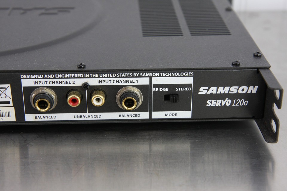 Vintage Samson Servo 120a Power Amplifier Single Rack Unit 2004 | eBay