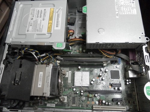HP Compaq slim DESKTOP PC dc7800p Small Form Factor pc Works, NO HARD ...
