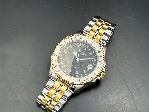 SS/Gold Falcon Airman GMT-2001 Watch | eBay