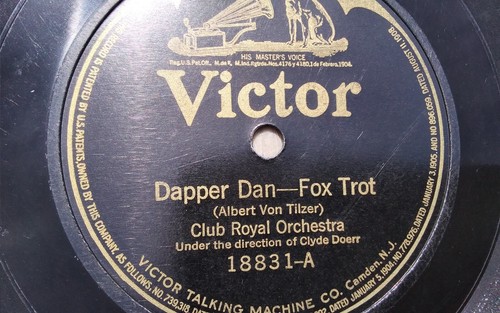 Club Royal Orchestra – 78rpm Single 10-inch Victor Records #18831 ...