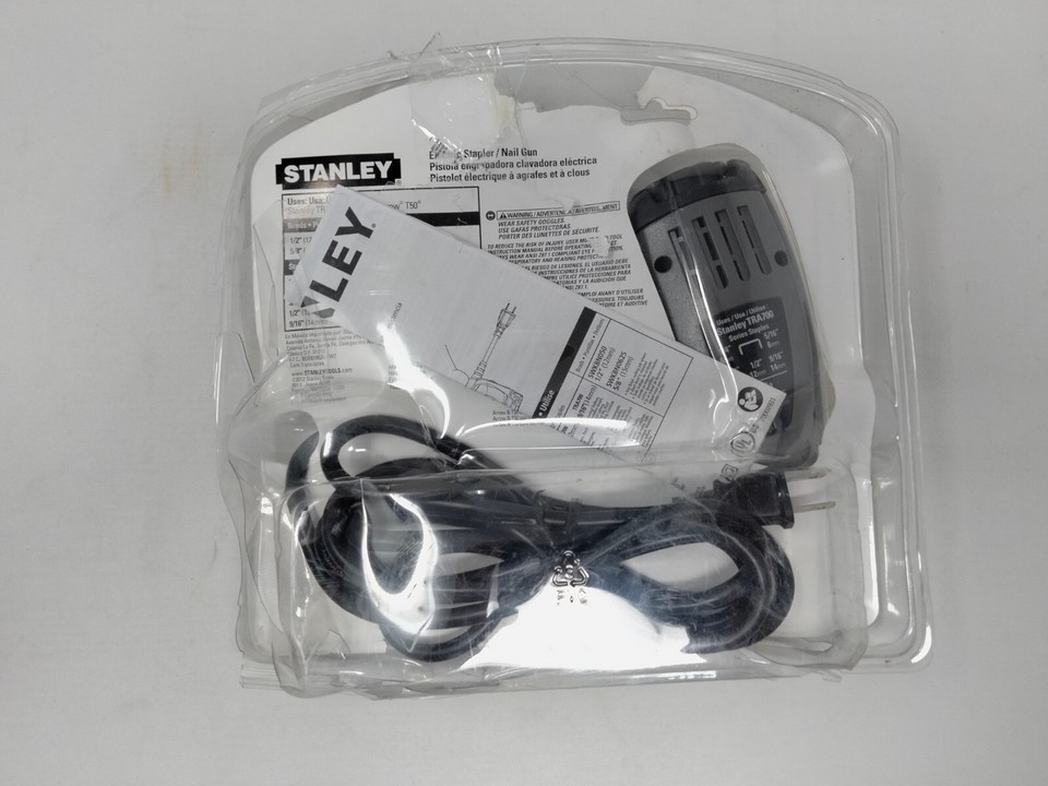 Stanley 2 Amp Corded Electric Nail Staple Gun Model #TRE550 | eBay