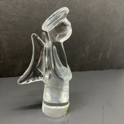 Angel Paperweight Figurine 25% Lead Crystal Made in Japan 7 inches tall ...