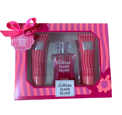 New! Flowers Bloom Season Perfume Complete 3 Piece Set | eBay