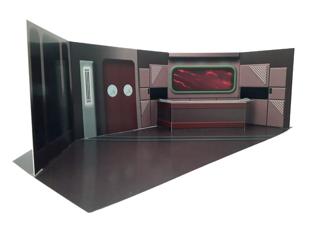 Star Trek TNG Ten Forward Bar Custom Playset 3.75 scale ReAction ...