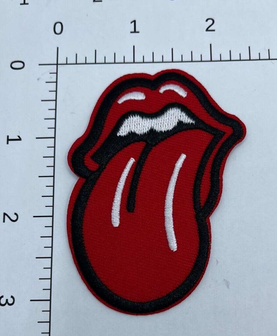Rolling Stones Logo Lippen Lips Camp Flag (Black) The Rolling Stones
