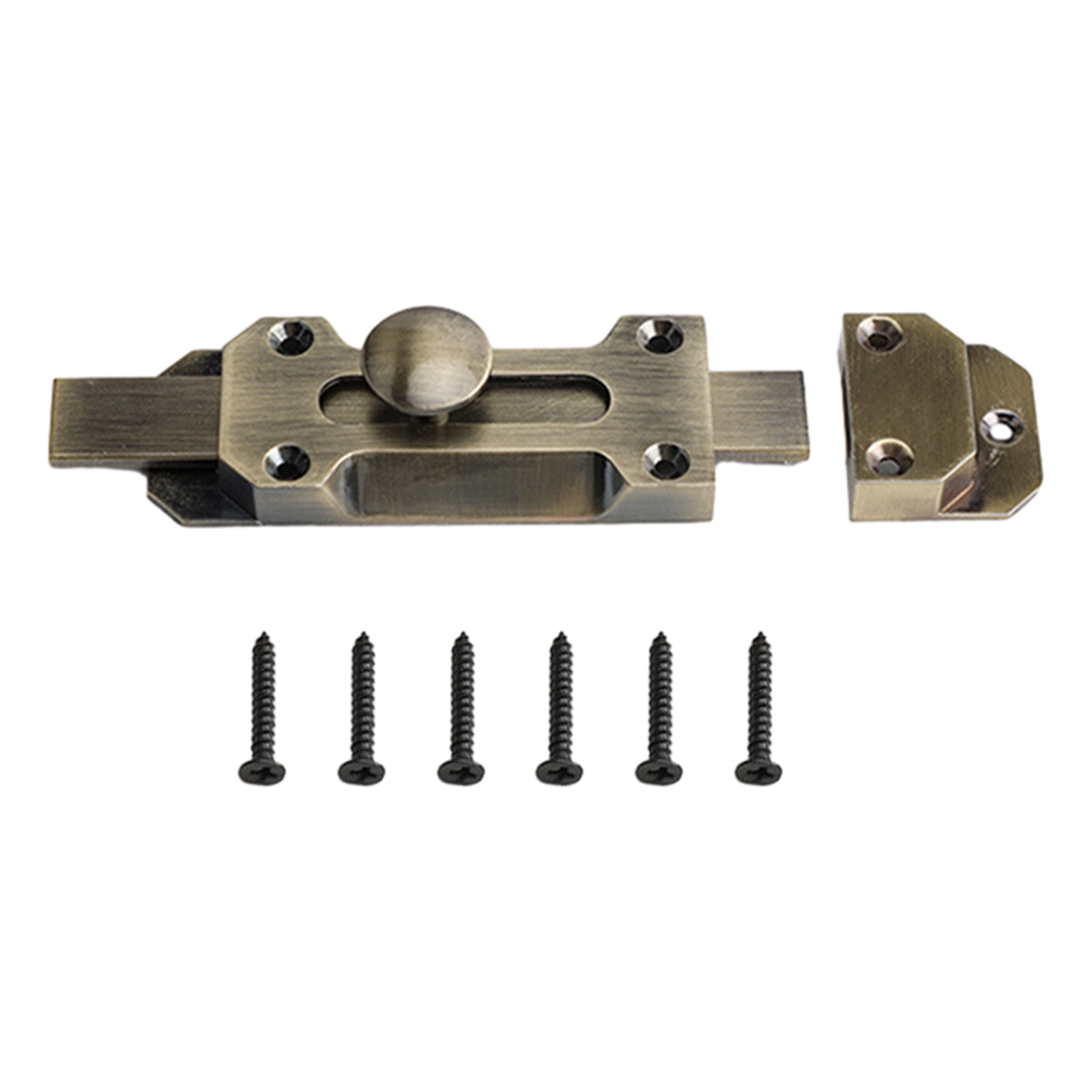 With Screws Door Latch Security Sliding Lock Polished Chrome Elegant ...