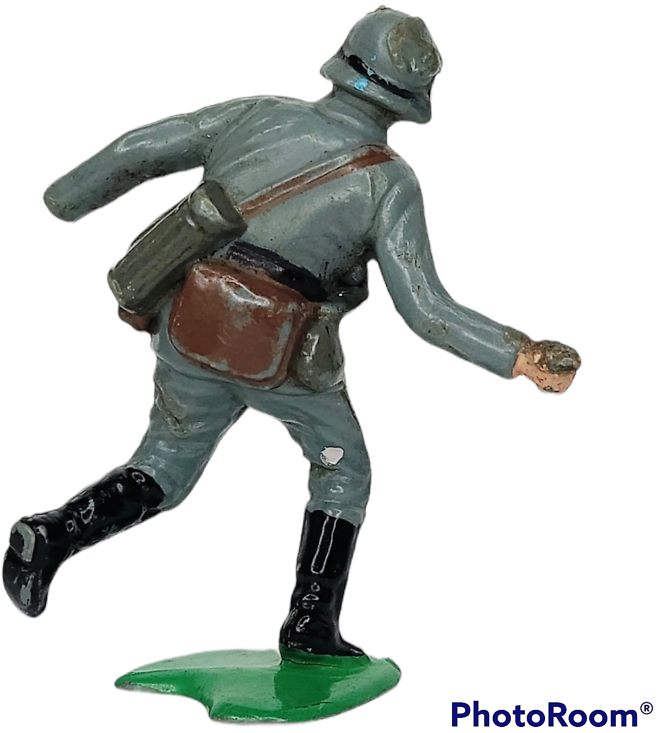MARX 1960'S Warrior of the World WWII Rare German Army Soldier Throwing ...
