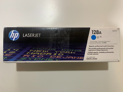 Genuine HP CE321A 128A Cyan Toner Cartridge OEM GENUINE ORIGINAL ...