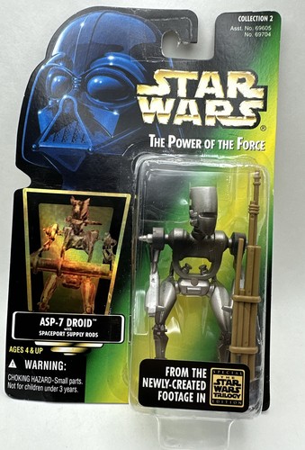 Kenner Star Wars Power Of The Force ASP-7 Droid POTF 1996 | eBay