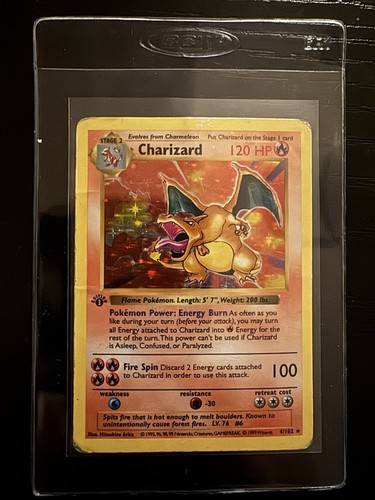 1st Edition Shadowless Charizard 4/102 1999 with Entire Pokemon ...